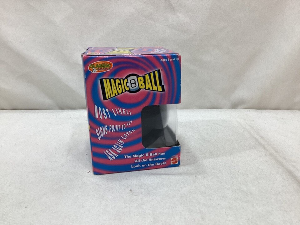 1998 Vintage Mattel Magic 8 Ball Sealed Boxed NEW Classic Game FREESHIP ...