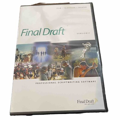 Final Draft Version-7 Professional Scriptwriting Software(Windows/Mac ...