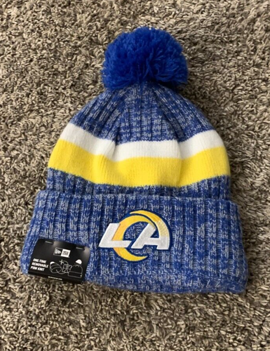 NFL 2023 LOS ANGELES RAMS NEW ERA SIDELINE ON FIELD SPORT KNIT Beanie ...