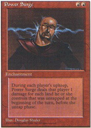 MTG Power Surge, Damaged, English Alternate Fourth Edition 4th | eBay