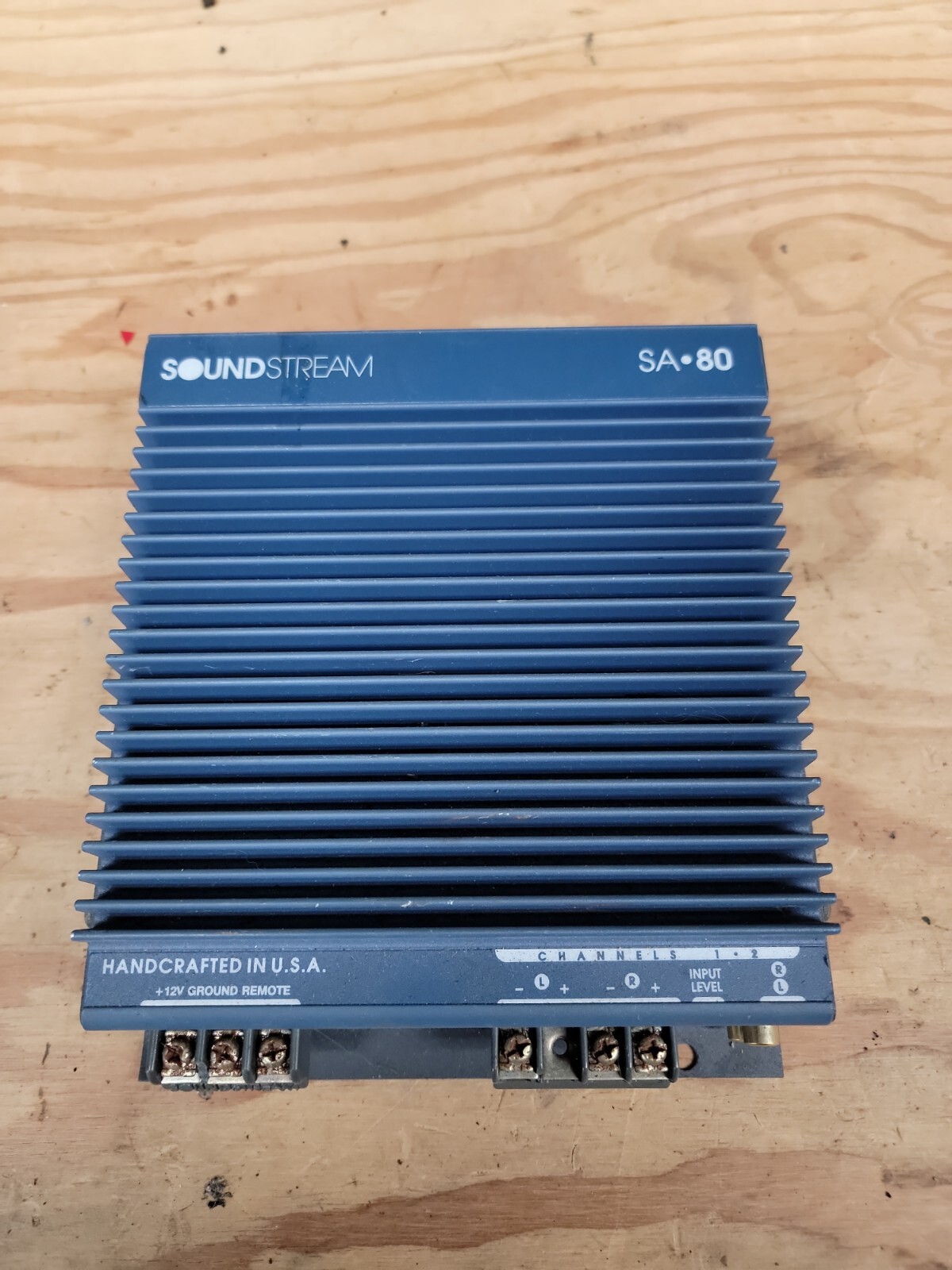 Old School Vintage SA80 Soundstream 2 Channel Amplifier Made in America ...
