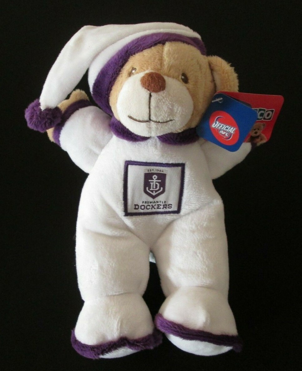 AFL Fremantle Dockers Teddy Bear Toy My First Soft Official Merchandise ...