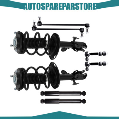 Front Rear Struts Shocks Sway Bars Suspension Kit For 2013-2018 Toyota ...
