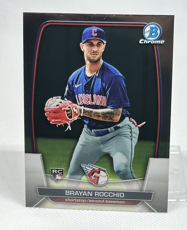 Brayan Rocchio 2023 Bowman Chrome #26 RC Cleveland Guardians | eBay