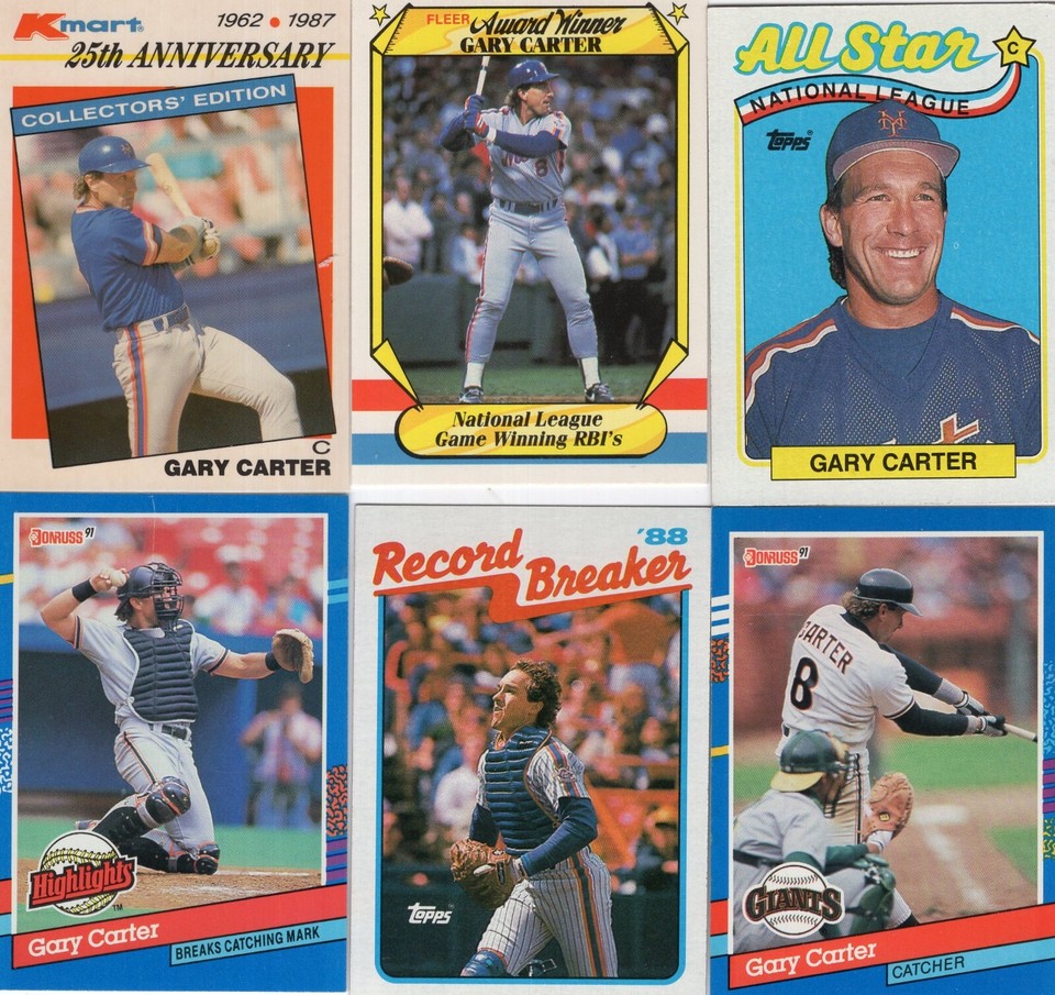 GARY CARTER Lot of 28+ Different Premium MLB Baseball Cards Cooperstown ...