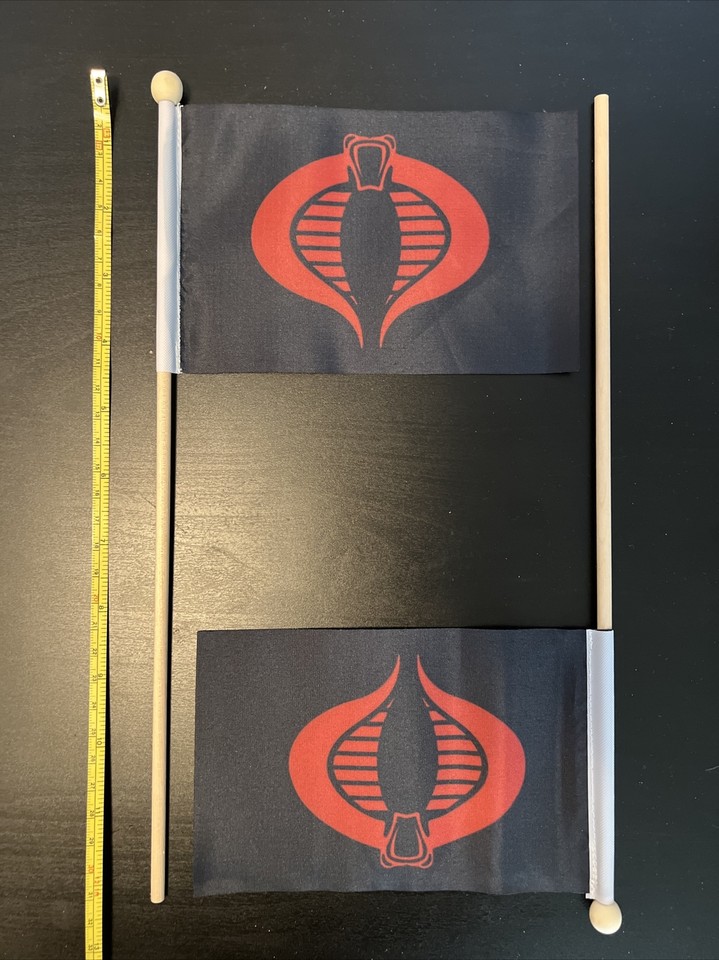 Cobra Flag for GI Joe Classified x2 PLEASE READ | eBay