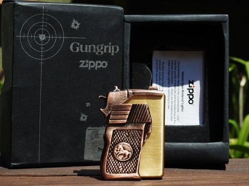 Japanese Gun Grip Zippo Lighter - Japan - Limited - GunGrip - Colt 1911 ...
