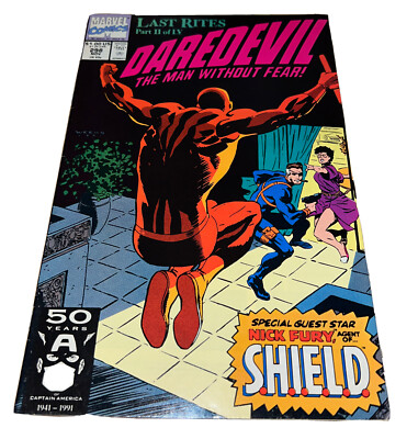 DAREDEVIL #298 (8.0-9.0) SHIELD/ELEKTRA/KINGPIN/ WEEKS-1991 MARVEL ...