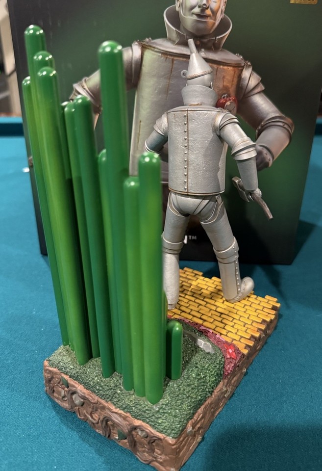 Iron Studios 1:10 TIN MAN Deluxe Statue Diorama WIZARD OF OZ Jack Haley ...
