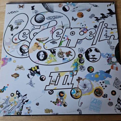 Led Zeppelin III LP 1970 SD 19128 PR Pressing RI Label Spinwheel Cover ...