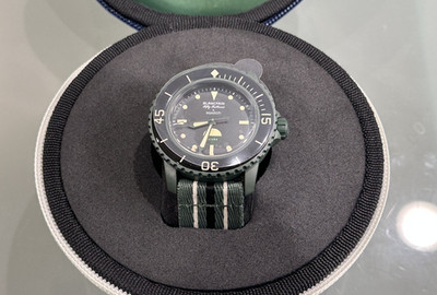 Swatch x Blancpain Fifty Fathoms GREEN ABYSS - Pacific Ocean Edition ...