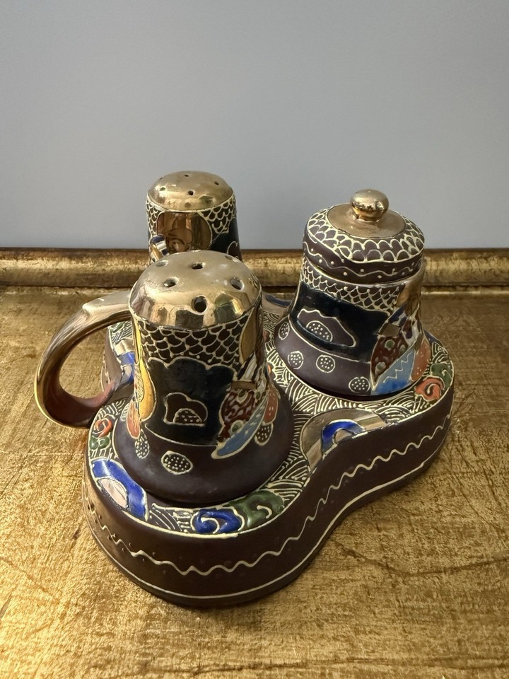 Japanese Moriage Condiment Set | eBay UK