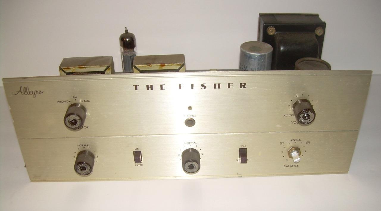 Vintage Tube Fisher Allegro Model X-19 Stereo HiFi Amplifier #4967 | eBay