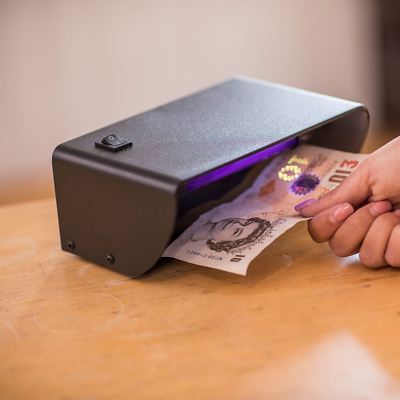 Electronic NOTE CHECKER UV Blacklight Forged Bank Note Checker Mercury ...