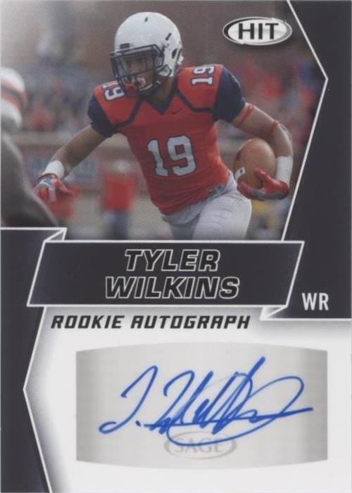 2019 Sage Hit Premier Draft - Rookie Autographs Tyler Wilkins #A79 ...