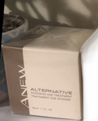 Avon Anew ALTERNATIVE INTENSIVE AGE TREATMENT Face Cream 1.7 oz NEW NOS ...
