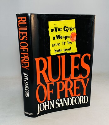 Rules Of Prey-John Sandford-First/1st Edition/2nd Printing-HC-Org DJ ...