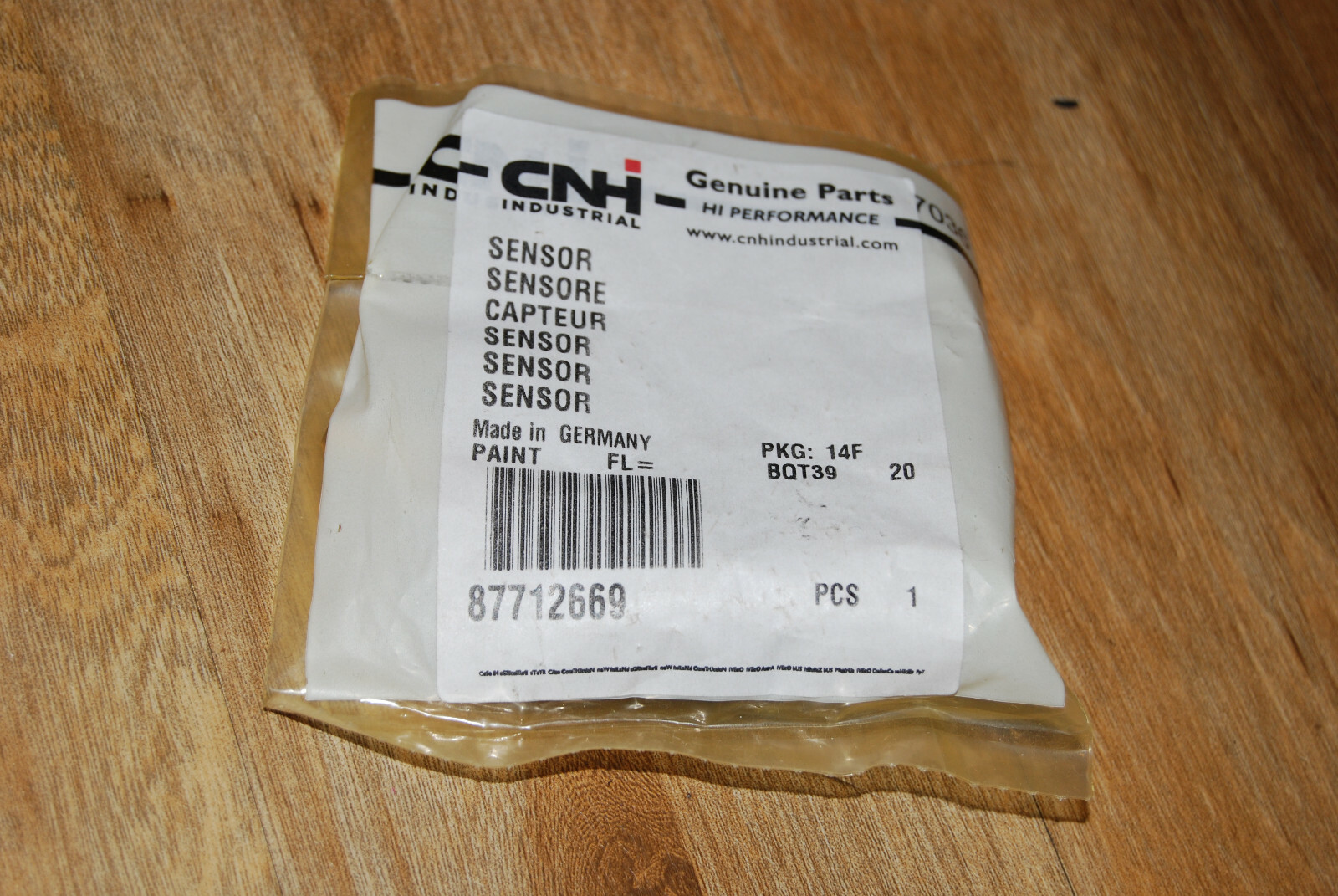 Genuine CNH 87712669 Water Temp Sensor/ Sender Case IH 1221F, 521F ...