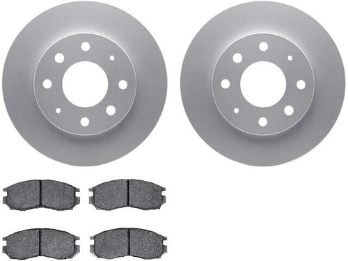 For Mitsubishi Expo LRV Brake Pad and Rotor Kit Dynamic Friction ...