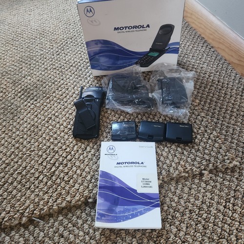 Rare Full Box Motorola StarTAC ST7868 Dual Band Black Flip Phone | eBay