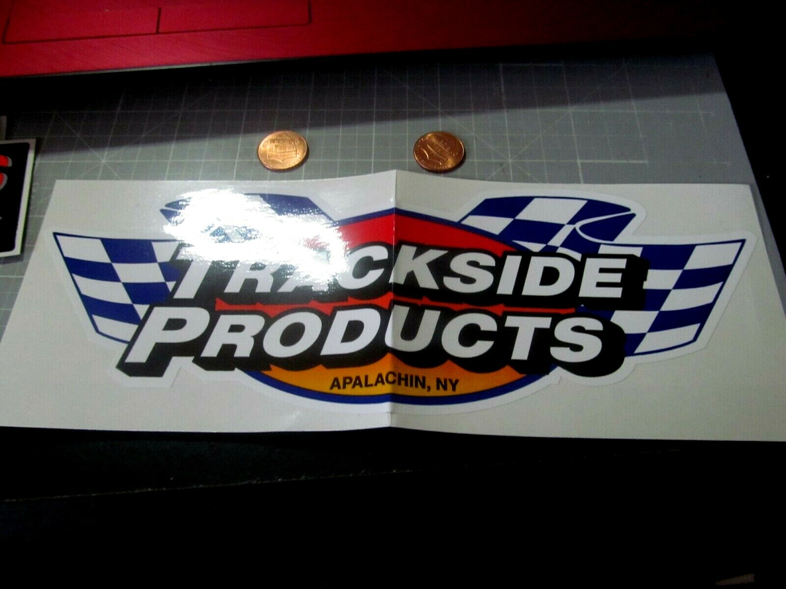 TRACKSIDE BENT Sticker / Decal Automotive ORIGINAL OLD STOCK | eBay