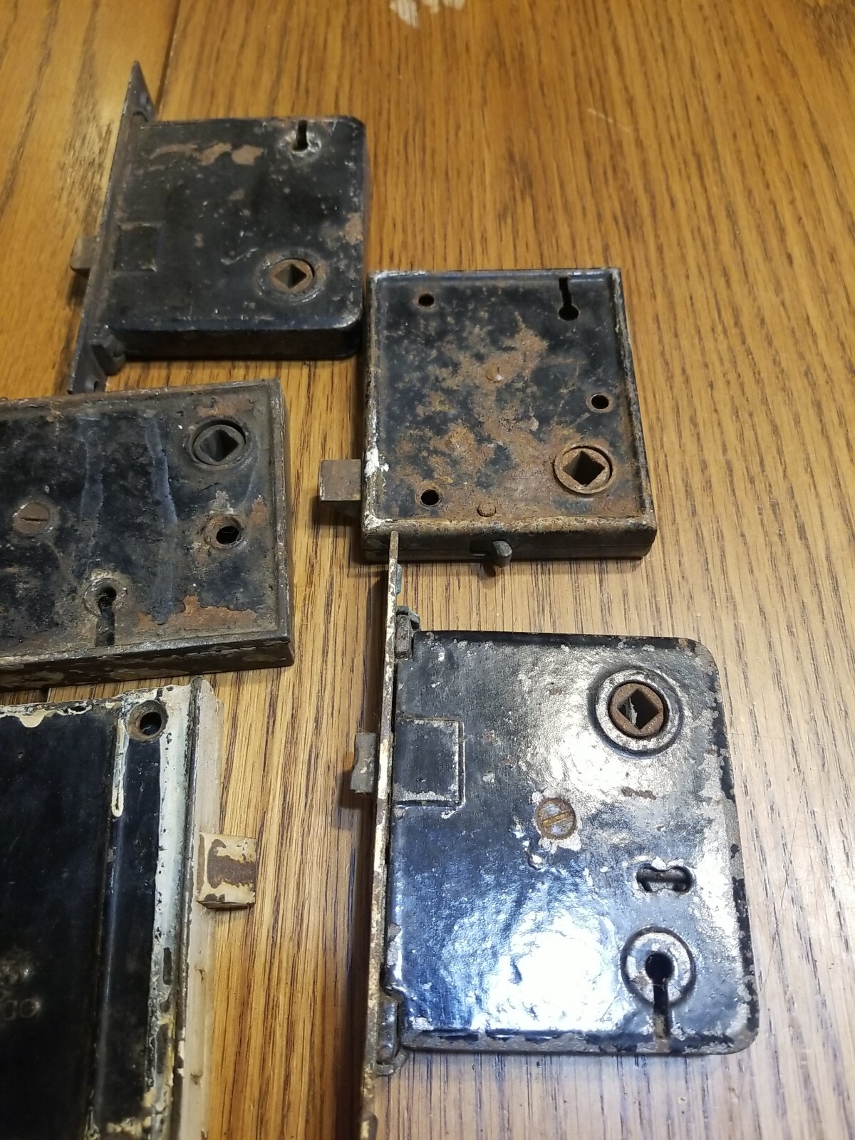 Old Mortise Lock Lot of 5. Corbin - Rye Co. Lot. Skeleton key lock. D3 ...
