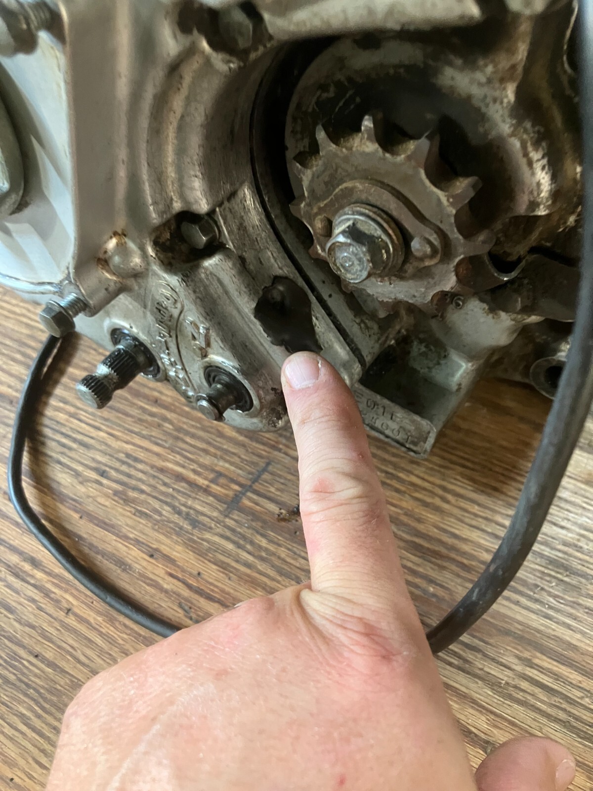 86 87 88 Honda Fourtrax TRX125 TRX 125 ATC ATC125 Engine Motor Bottom ...