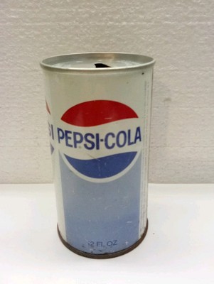 Vintage 70s 12oz Pepsi Soda Can/ Steel Pull Tab | eBay