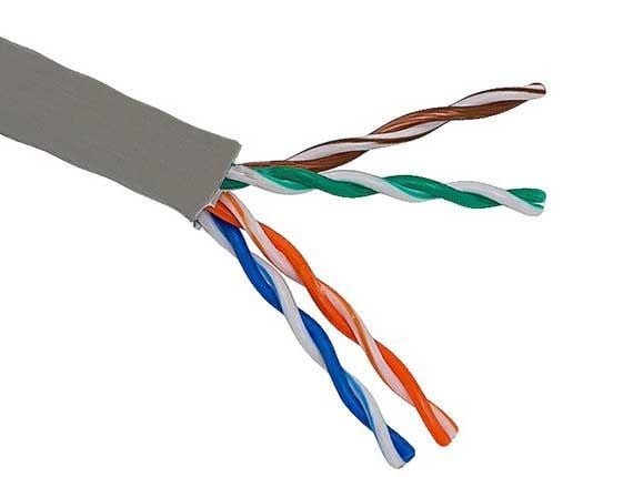 1000ft Cat5e UTP Stranded Bulk Cable - GR/BK/GN/BU/RD/YE/OR/WH/PP | eBay