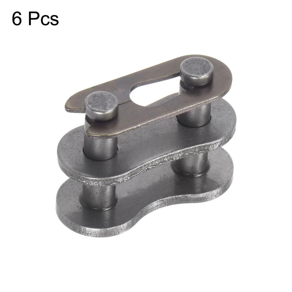 16Pcs #40 Chain Master Connector Link Roller, 1/2" Pitch Carbon Steel ...