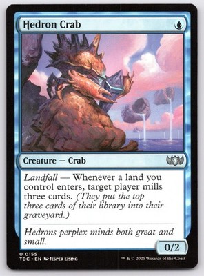 Hedron Crab - Commander Tarkir Dragonstorm - MTG - Magic - Near Mint | eBay