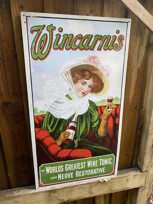 Wincarnis Lady Garage Sign | eBay UK