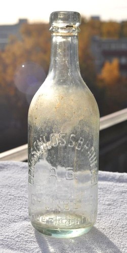 1940s Germany WWII Era Beer Bottle AG GRUNBERG BERGSCHLOSS BREWERY | eBay