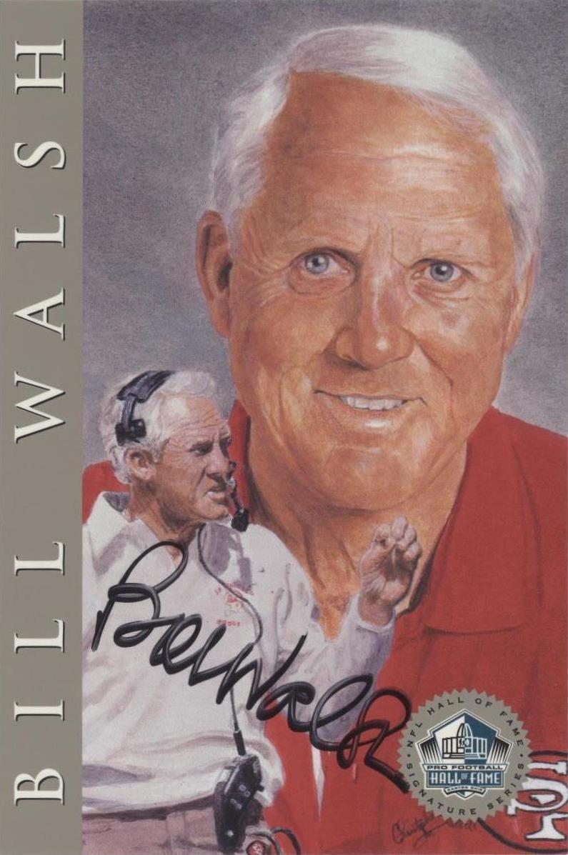 1998 NFL Hall of Fame Signature Series - Bill Walsh Autographs /2500 ...