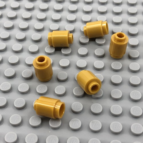 3062b LEGO Parts Brick Round 1x1 Open Stud PEARL GOLD (6) | eBay