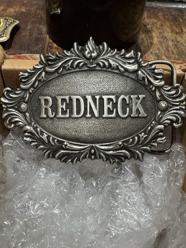 Redneck Belt Buckle Novelty Vintage 1977 Capt Hawks Sky Patrol | eBay