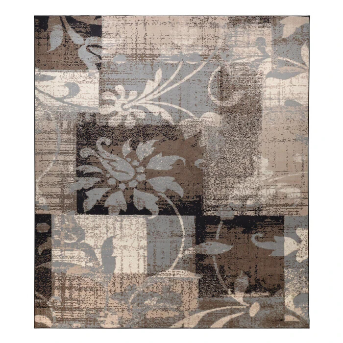 Pastiche Contemporary Floral Patchwork Indoor Large Area Rugs Or Runner ...
