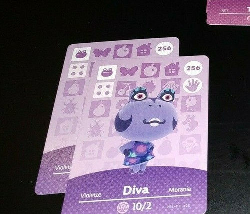 Animal Crossing Amiibo Karten Serie 3 256 Diva Dörte | eBay.de