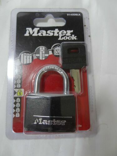 Masterlock 9140EURDBLK Aluminium Black Vinyl Cover 40mm Padlock | eBay UK