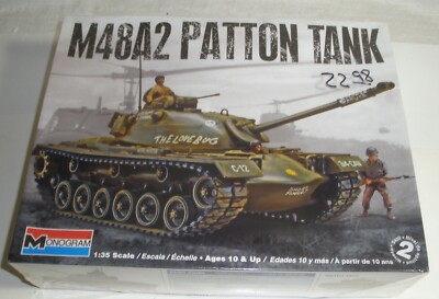 M48A2 Patton Tank Model kit Monogram Factory Sealed | eBay