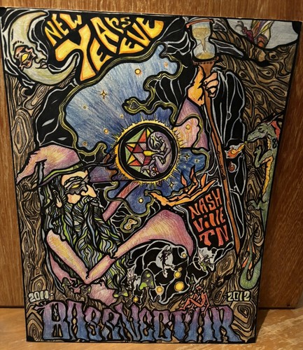 Bassnectar Fan Art Poster New Years Eve 2011-2012 Nashville Bridgestone ...