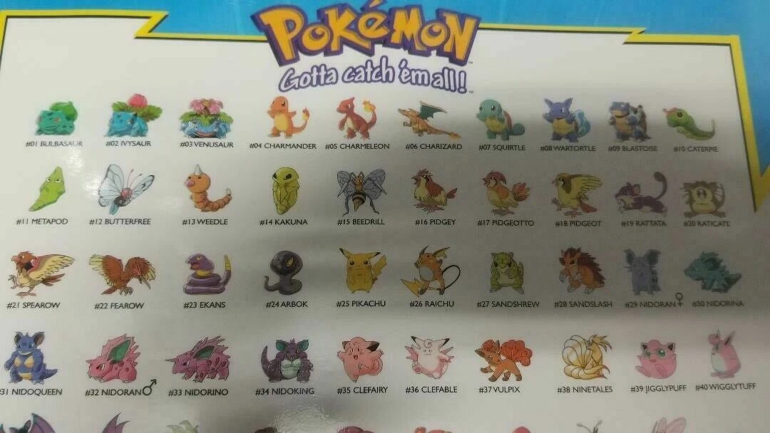 All 150 Pokemon