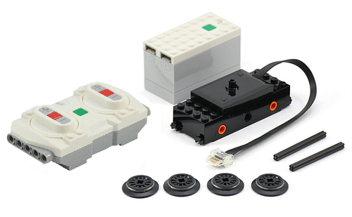 Lego Train Motor Blue Tooth Battery Box Remote Wheel Control 88009 ...