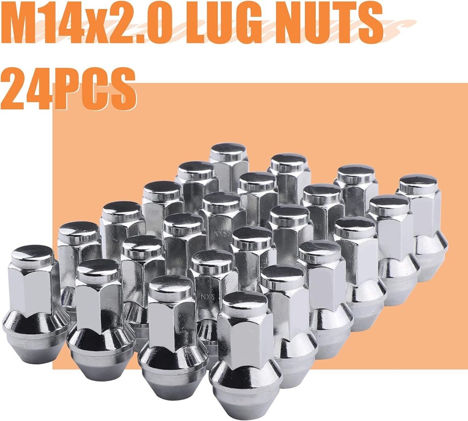 24 FORD OEM FACTORY CHROME 14X2 LUG NUTS FOR 2003-2014 F150 EXPEDITION ...