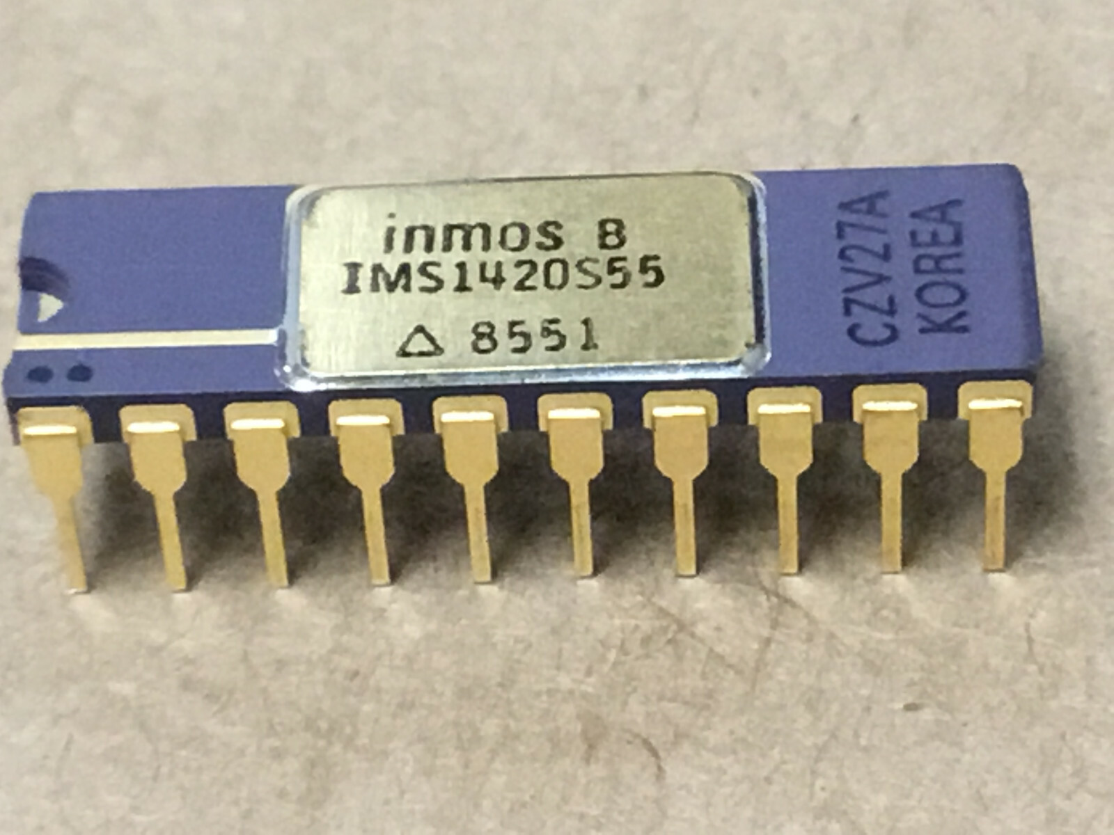 (1 PC) INMOS IMS1420S-55 Static RAM, 4Kx4, 20 Pin, Ceramic, DIP Old ...