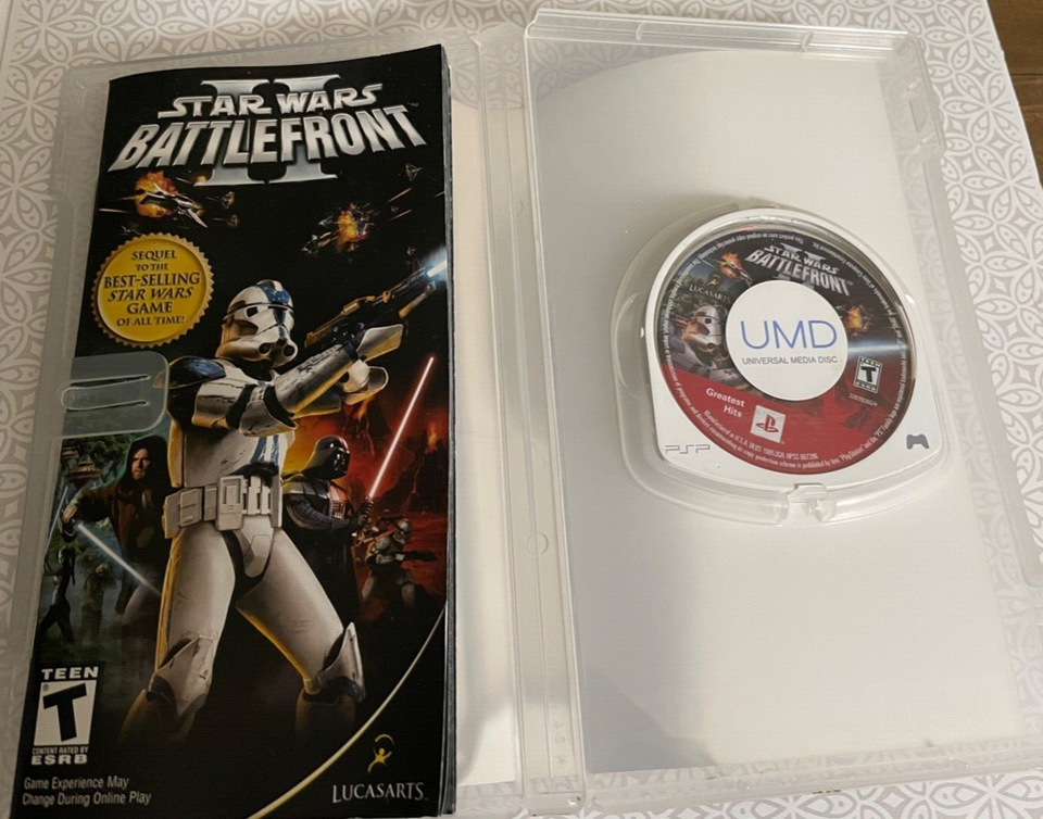 Star Wars: Battlefront II - Greatest Hits (Sony PSP, 2005) PlayStation ...