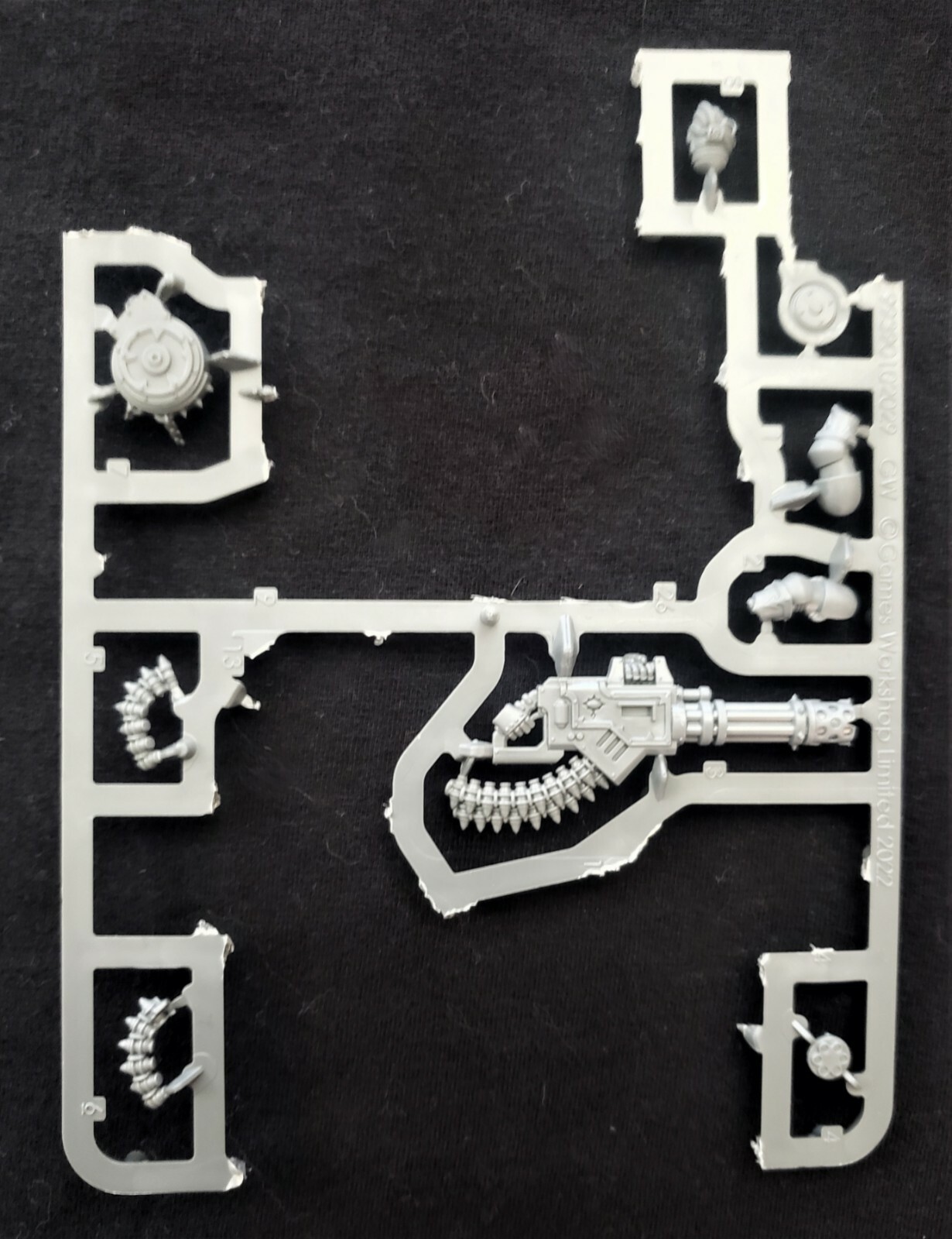 40K Legionaries Reaper Chaincannon bits from Chaos Space Marines ...