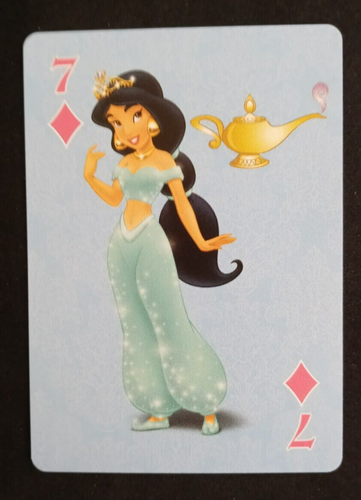 2010 Bicycle Disney Princess Playing Card Jasmine 7 Diamonds | eBay