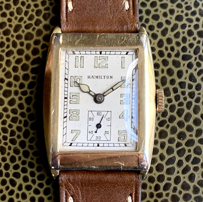 1932 Hamilton "Gladstone" 987F 14K Yellow Gold Filled Wristwatch | eBay