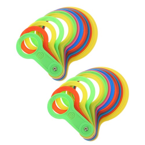 2 Pcs Plastic Fruit Diameter Measuring Citrus Size Gauge Tool for ...